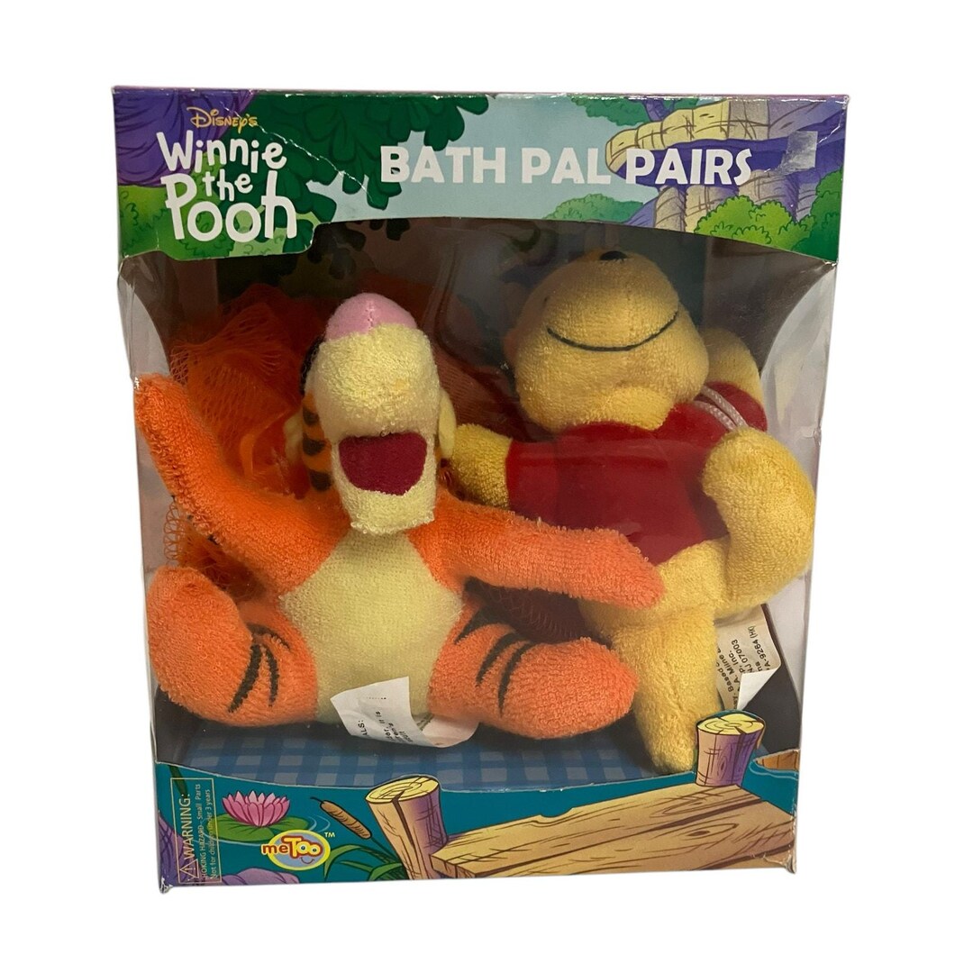 Vintage Disney Winnie the Pooh and Tigger Bath Pal Pairs - Etsy