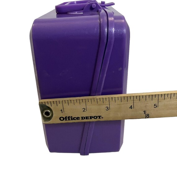Vintage 1990's Disney Hercules Purple Plastic Lunch B… - Gem