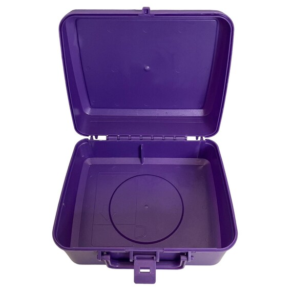 Vintage 1990's Disney Hercules Purple Plastic Lunch B… - Gem