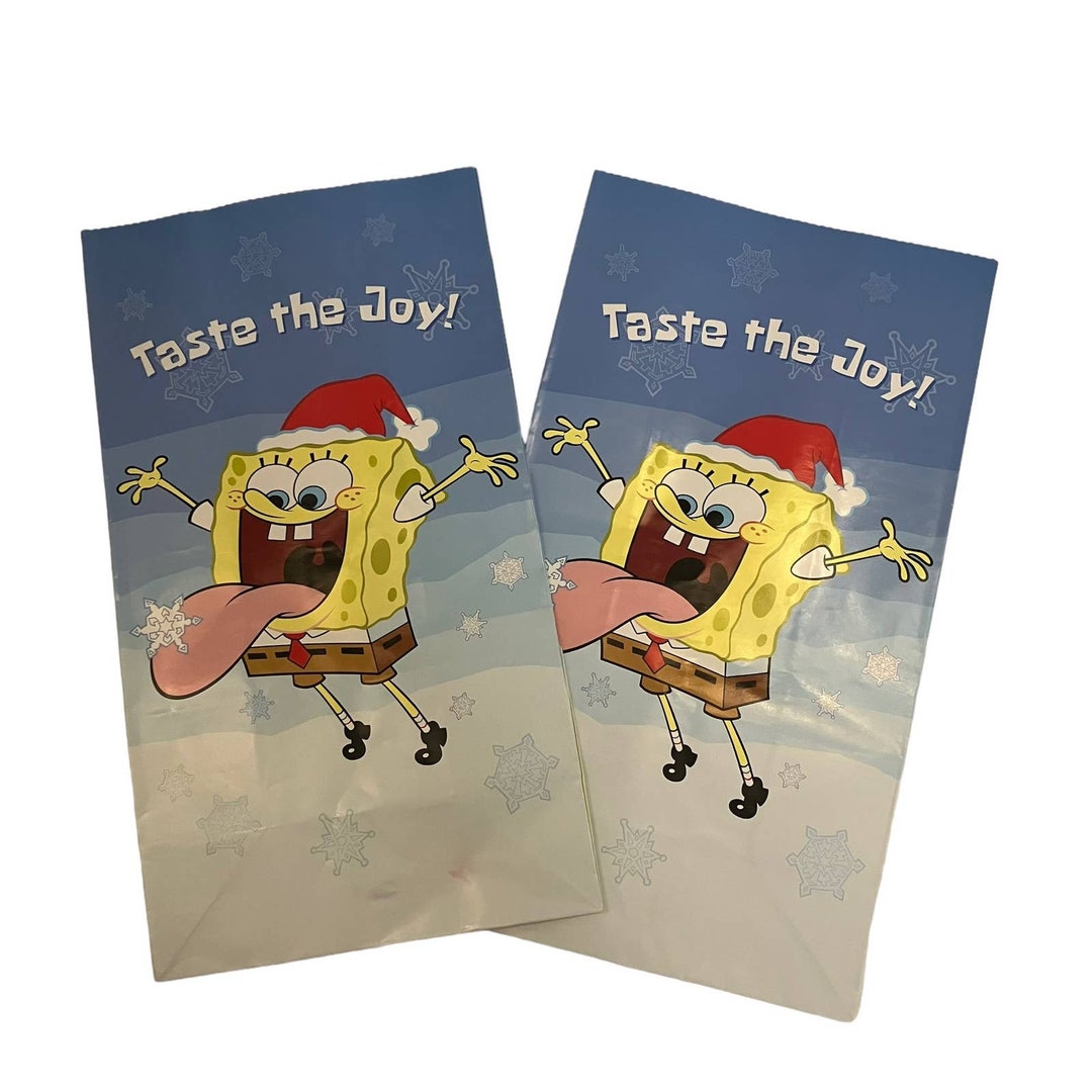 Vintage 2004 American Greeting Spongebob Squarepants Christmas Gift ...