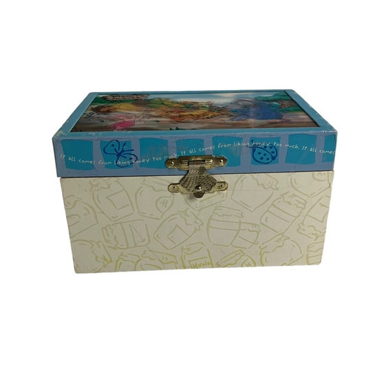 Vintage Disney Winnie the Pooh Lenticular Jewelry Box - Gem