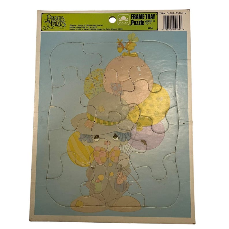 Vintage Golden Frame Tray Puzzles Your Choice! - Etsy