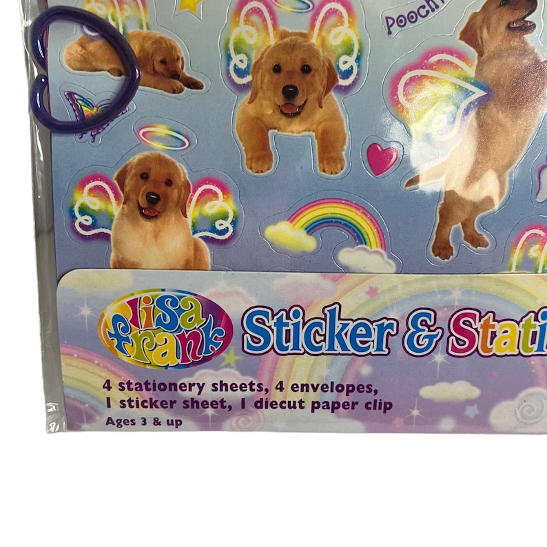Vintage Y2K Lisa Frank Barclay Sticker and Stationery Set - Etsy