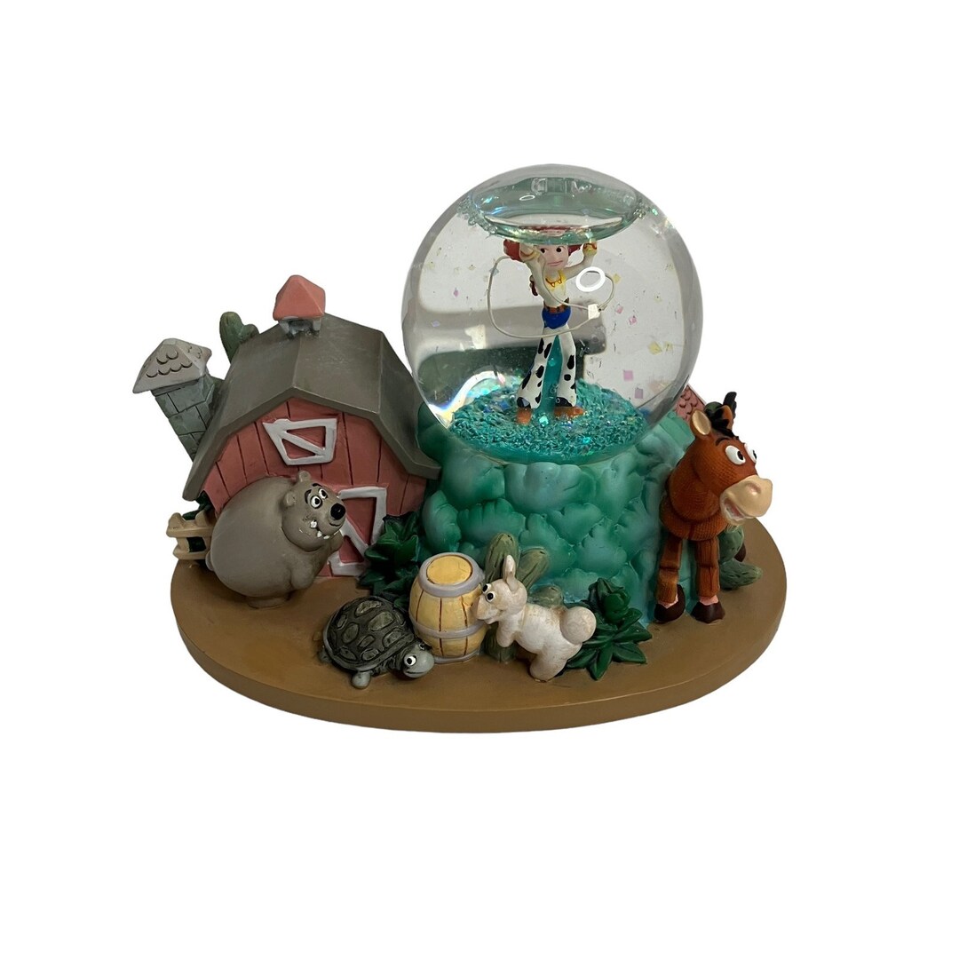 Vintage Disney Pixar Toy Story 2 Jessie and Bullseye Mini Snow Globe - Etsy