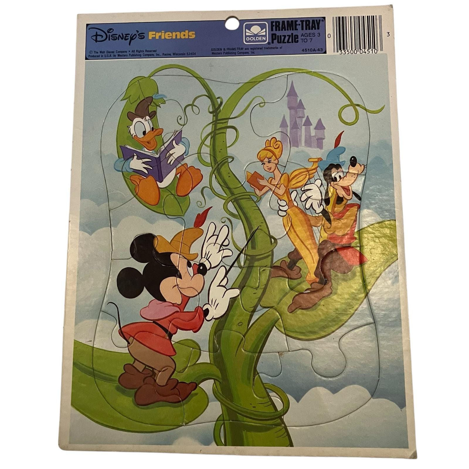 Vintage Golden Frame Tray Puzzles Your Choice! - Etsy