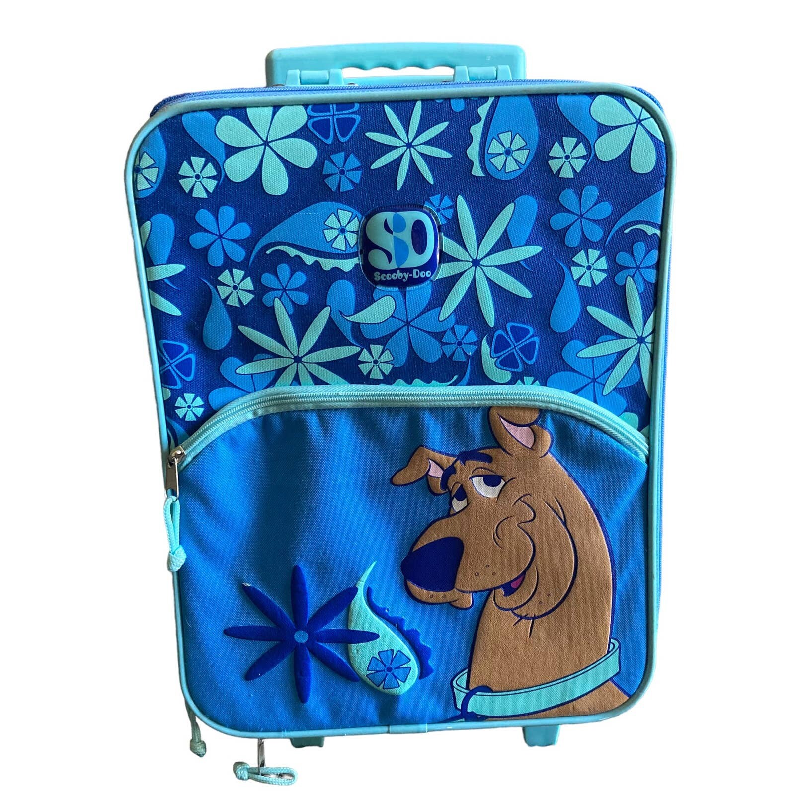 Vintage 2002 Scooby Doo Blue Rolling Suitcase - Etsy