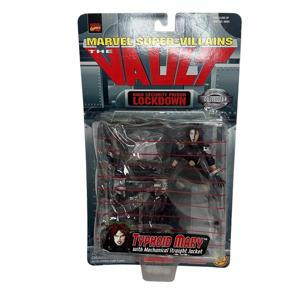 Vintage 1998 Marvel Super-villains the Vault Typhoid Mary Action Figure ...