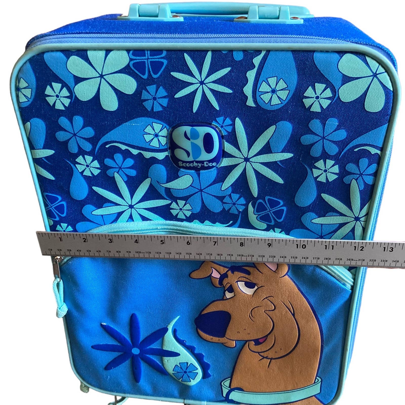 Vintage 2002 Scooby Doo Blue Rolling Suitcase - Etsy