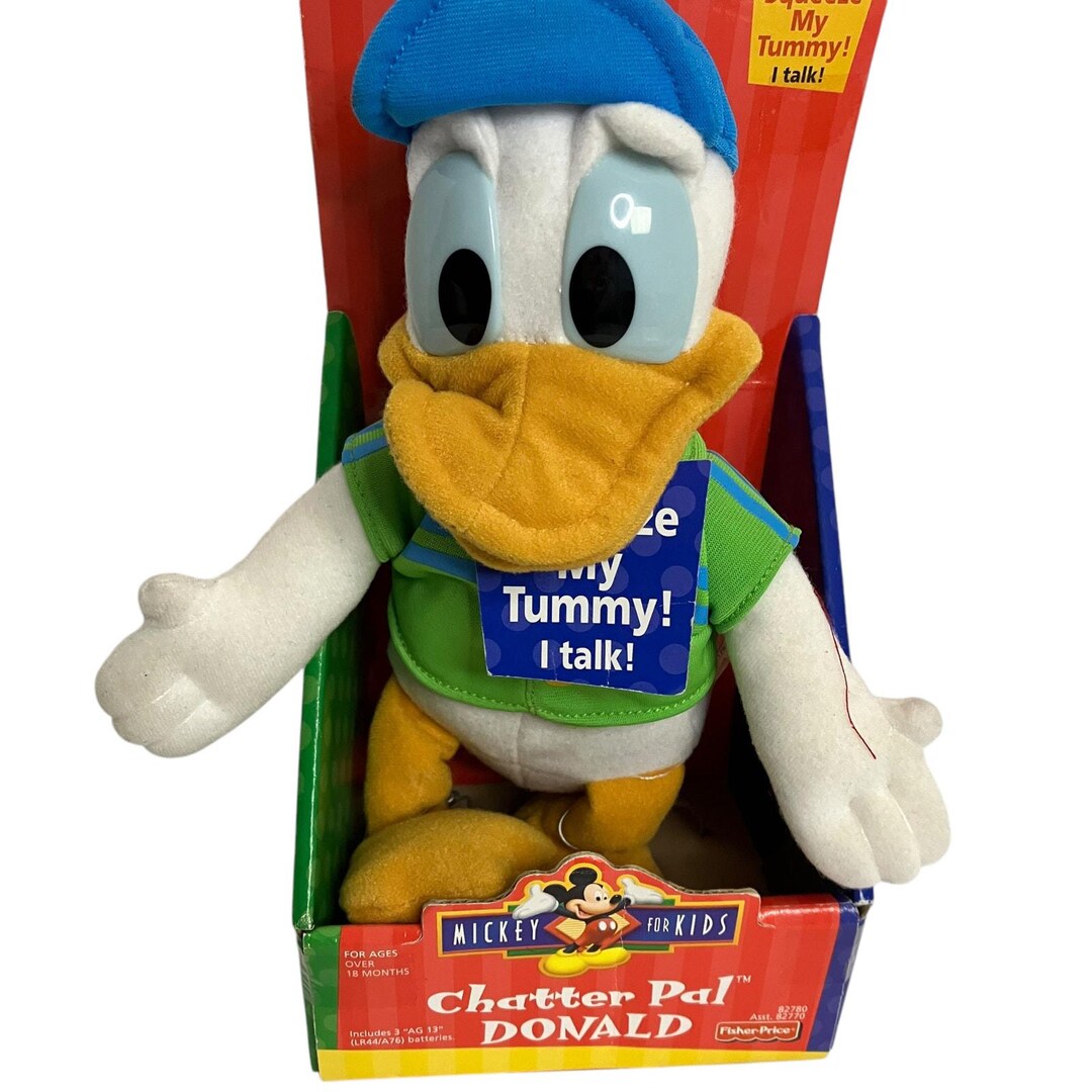 Vintage 90's Disney Mickey for Kids Chatter Pal Donald - Etsy