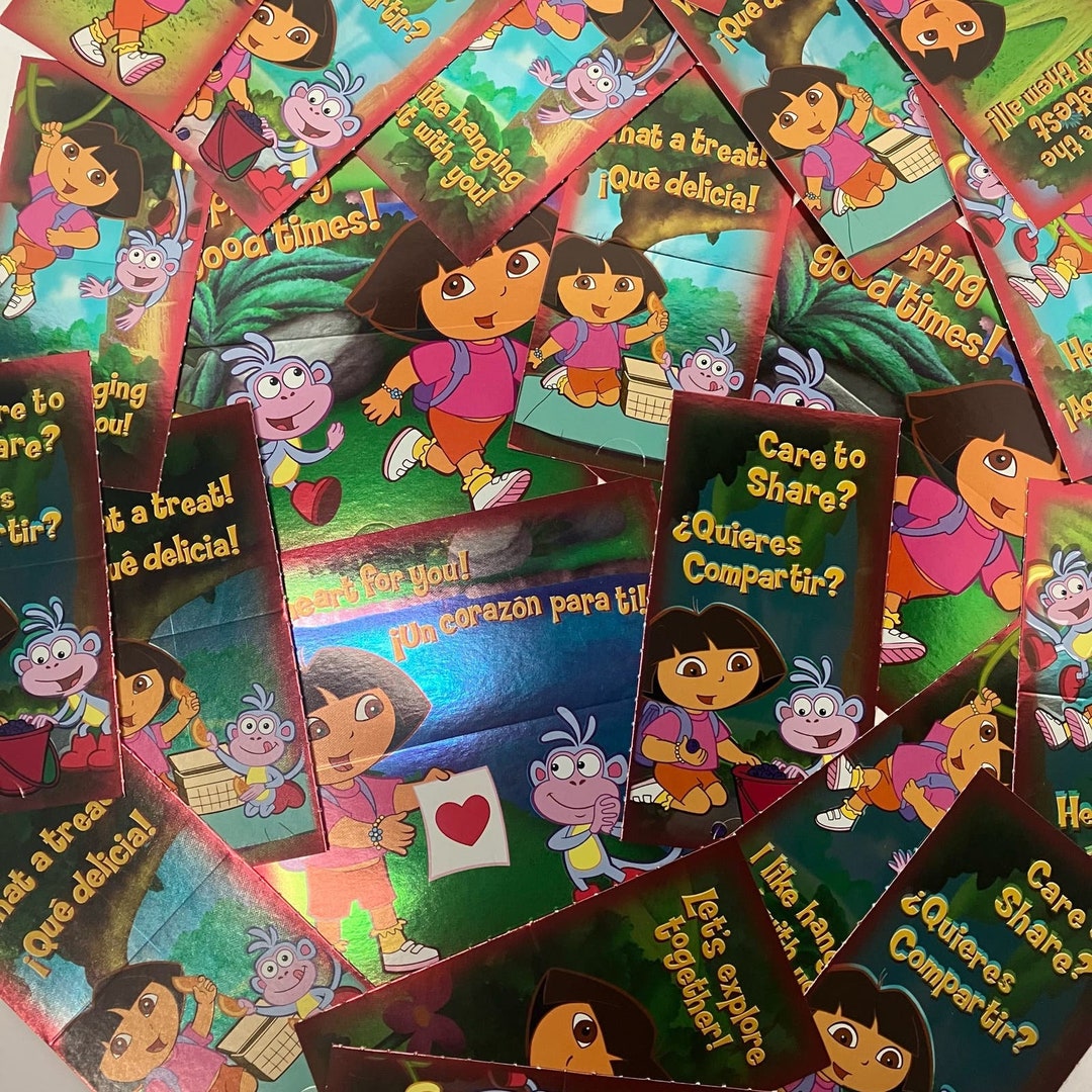 Nick Jr. Dora the Explorer Foil Valentine Card Mystery Packs - Etsy