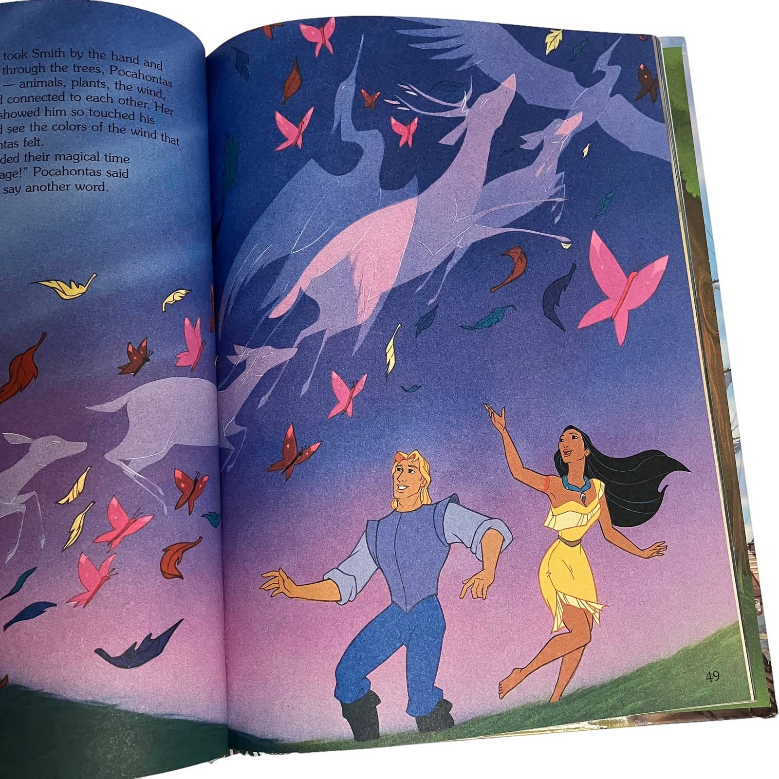 Vintage 1995 Disney Mouse Works Pocahontas Hard Cover Storybook - Etsy