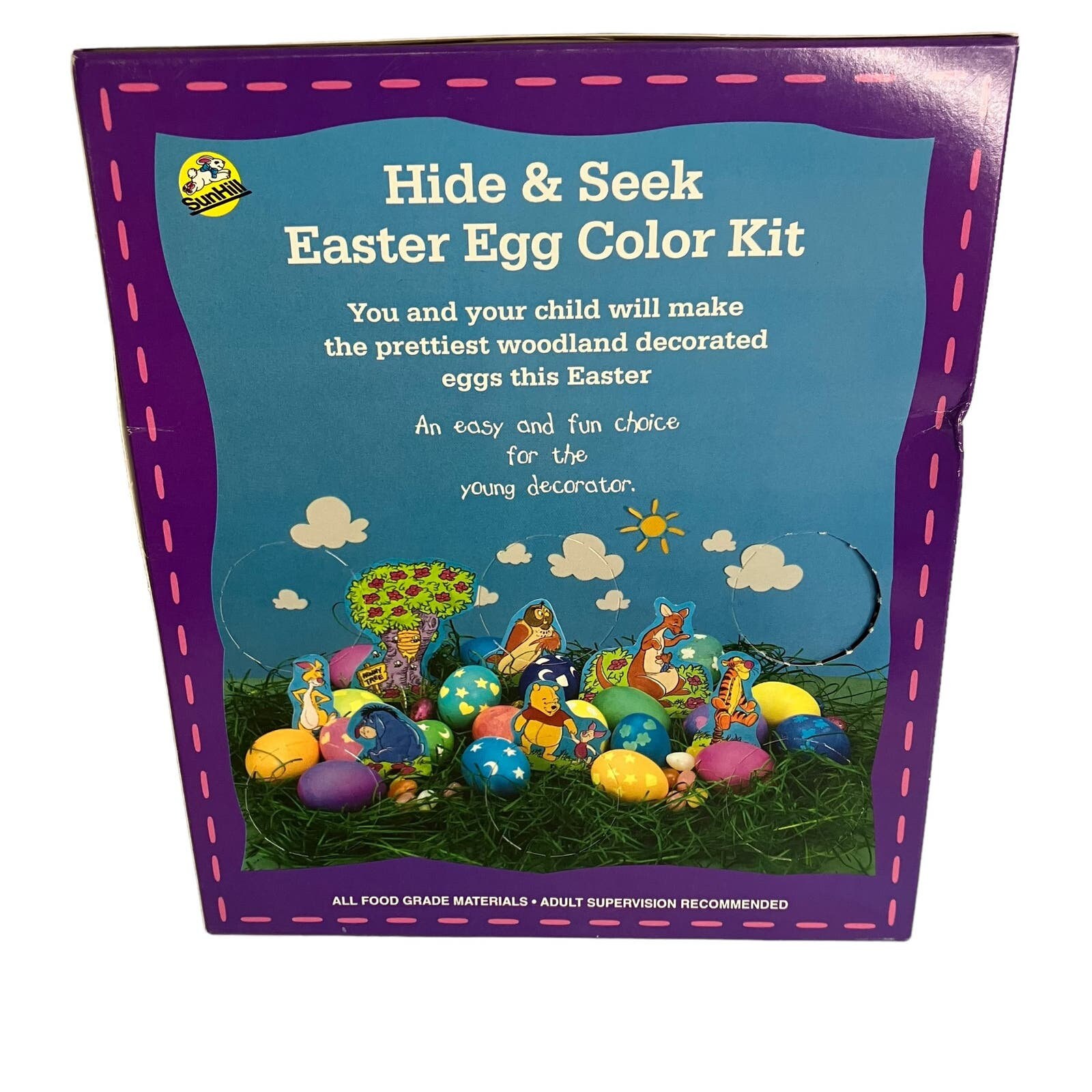 Vintage Pooh Hide & Seek Easter Egg Color Kit - Etsy