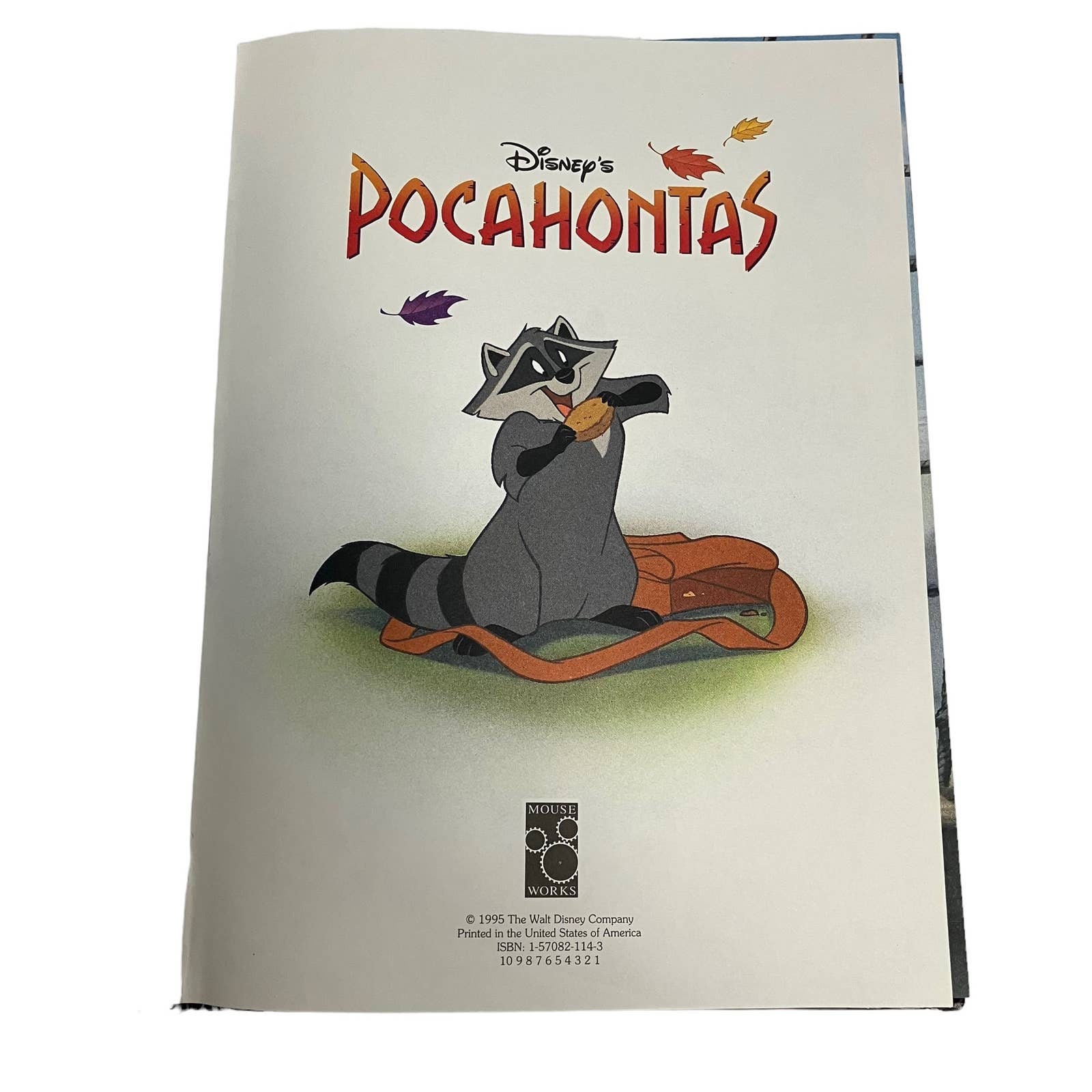 Vintage 1995 Disney Mouse Works Pocahontas Hard Cover Storybook - Etsy