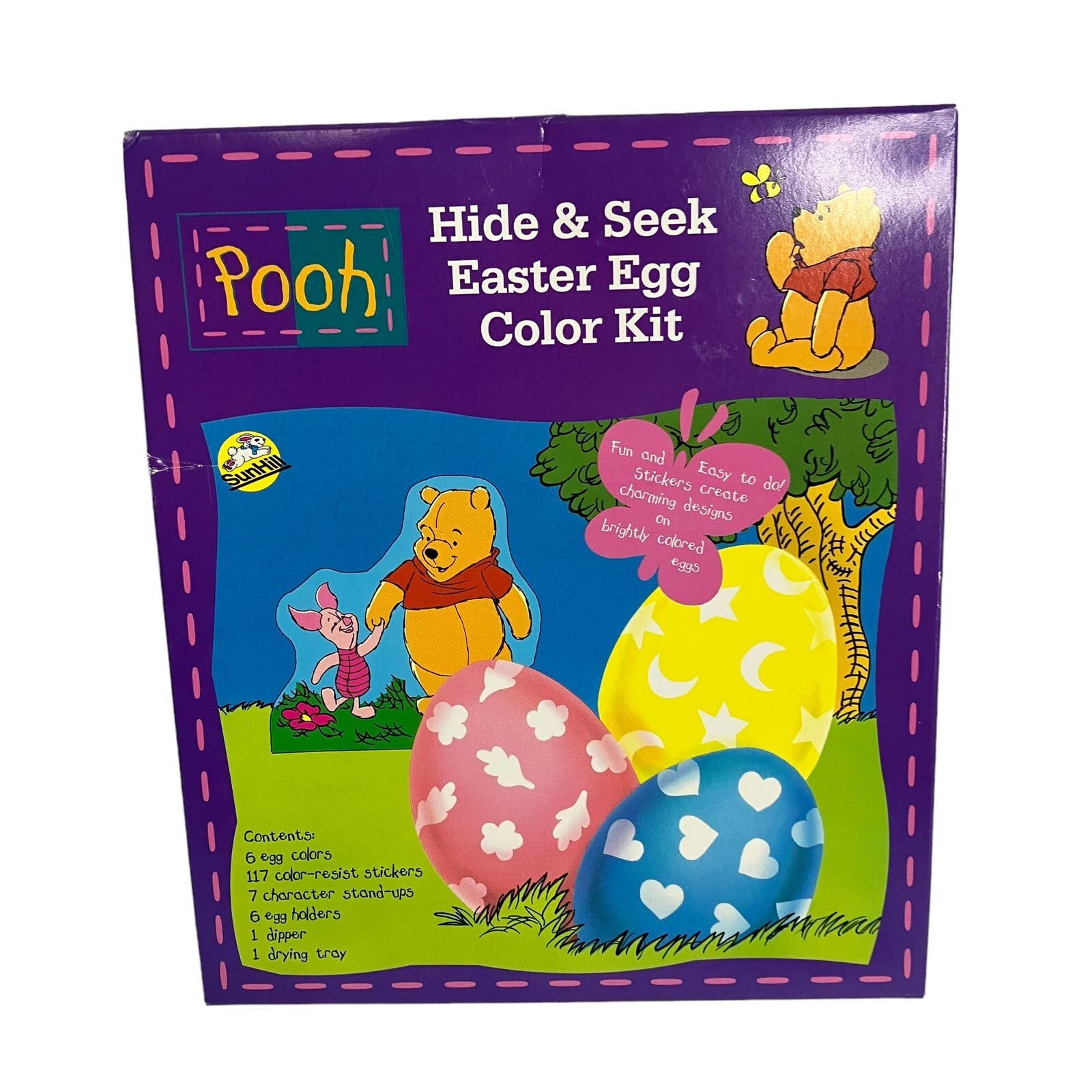Vintage Pooh Hide & Seek Easter Egg Color Kit - Etsy