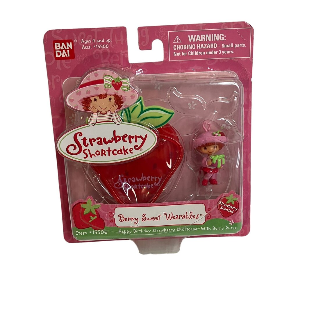 Vintage 2003 Bandai Strawberry Shortcake Berry Sweet Wearables Berry ...