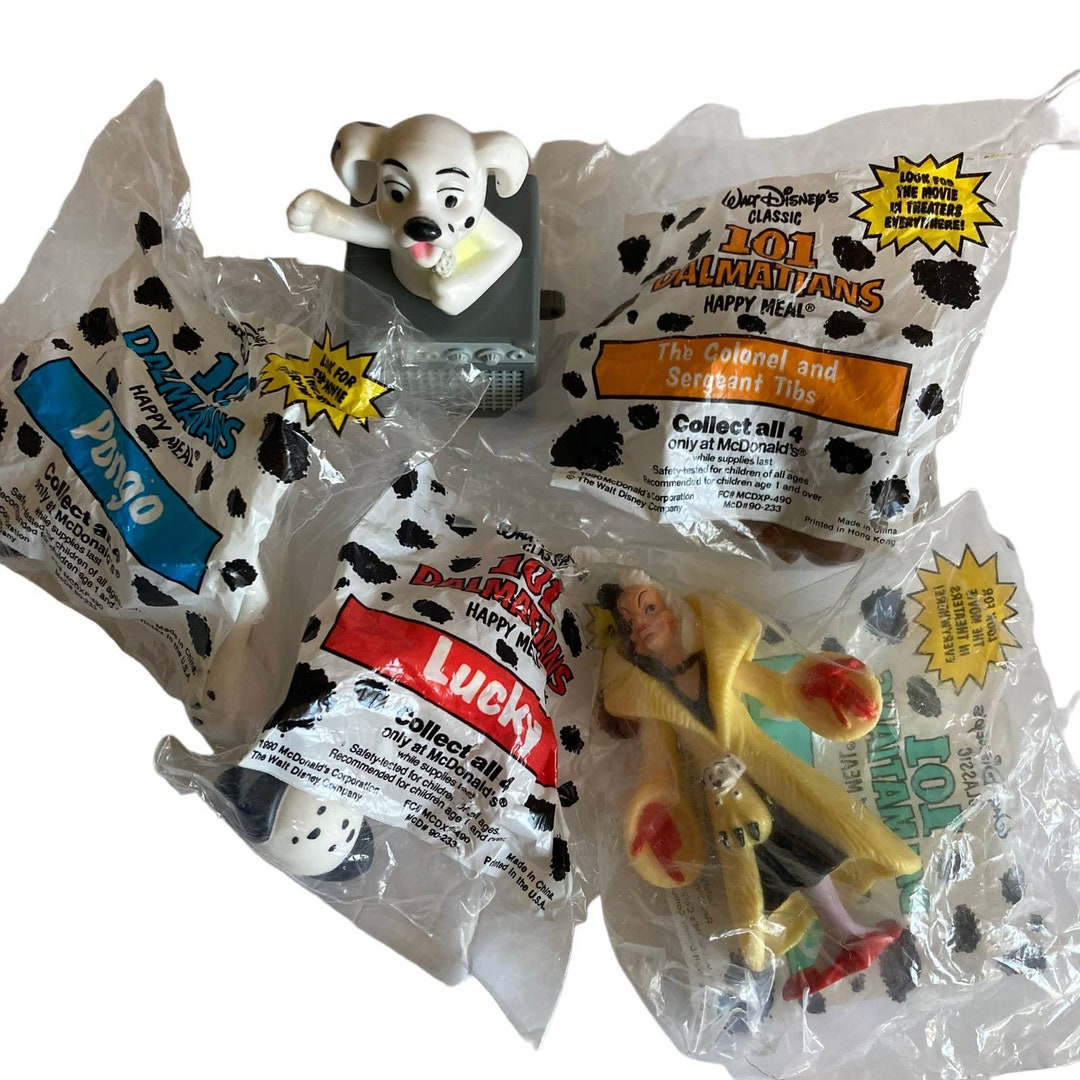 Vintage 1990 Disney 101 Dalmatians Happy Meal Toy Your Choice! - Etsy