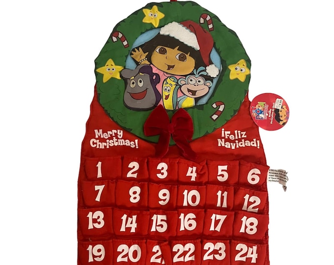 Vintage 2005 Nick Jr. Dora the Explorer Children's Christmas Advent ...