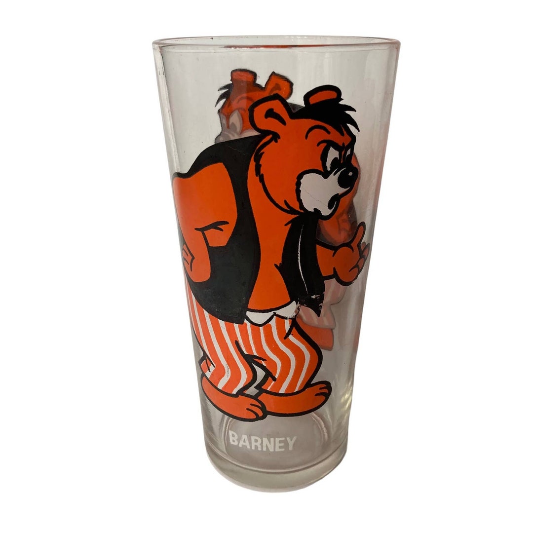Vintage 1975 Pepsi Collector Series Barney Glass - Etsy