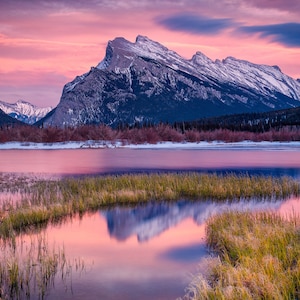 Mount Rundle Banff National Park Original Signed Fine Art Photographic ...
