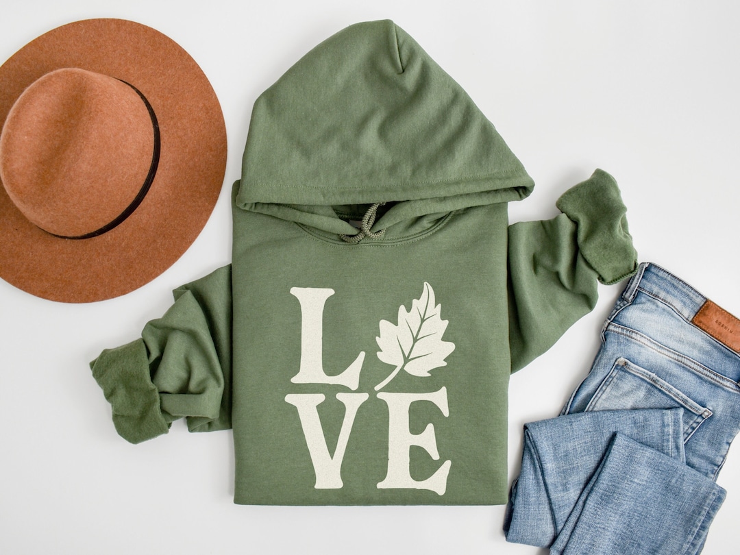 Fall Hoodie, Fall Leaves Oversized Hoodie, Autumn Season Sweater, Cozy ...