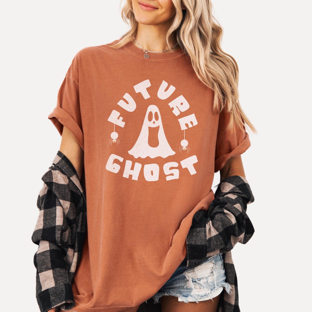 Future Ghost Shirt, Cute Comfort Colors® Shirts for Halloween, Cute ...