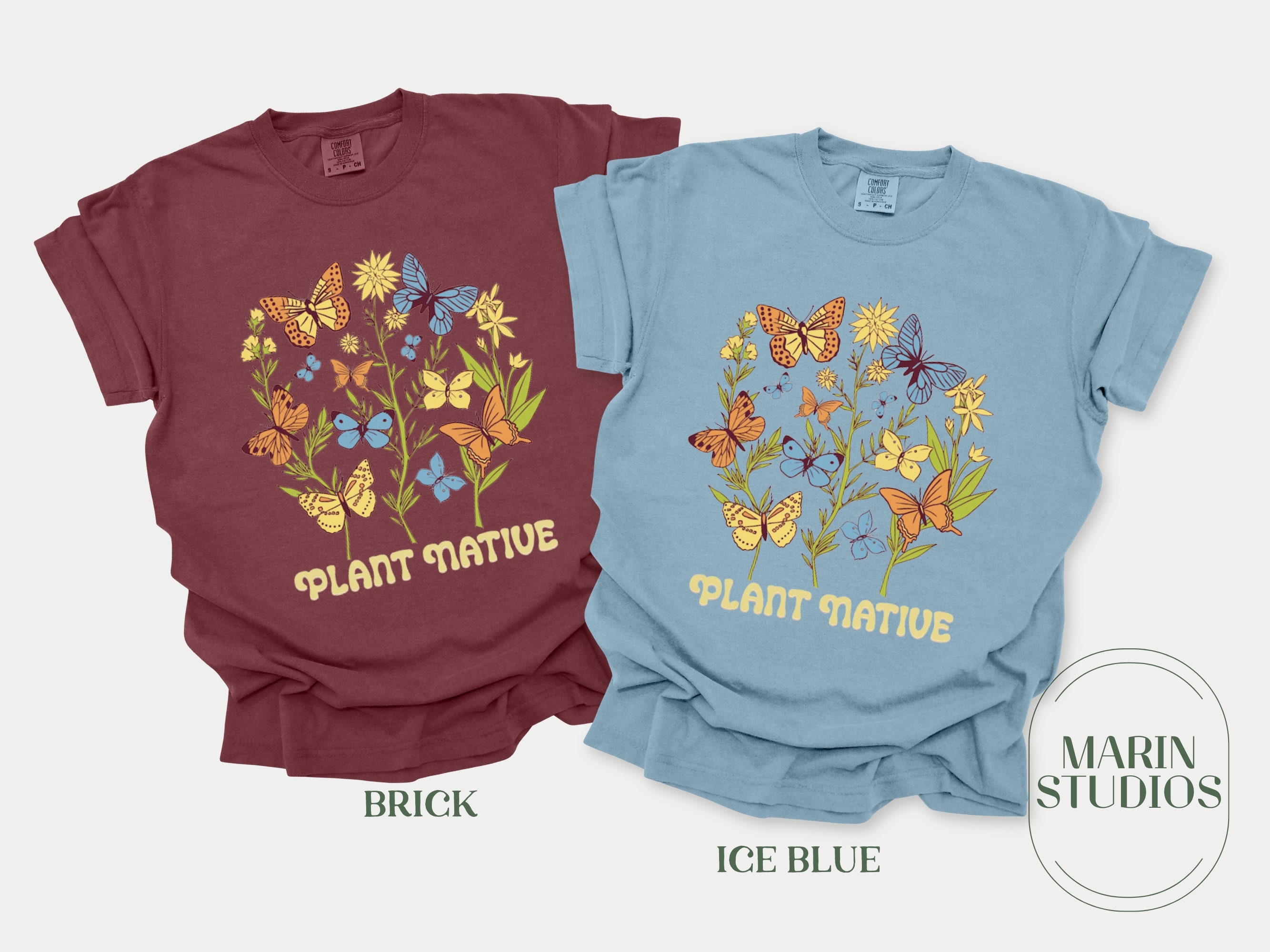 Plant Native Gardener Shirt Gift for Gardener Native - Etsy