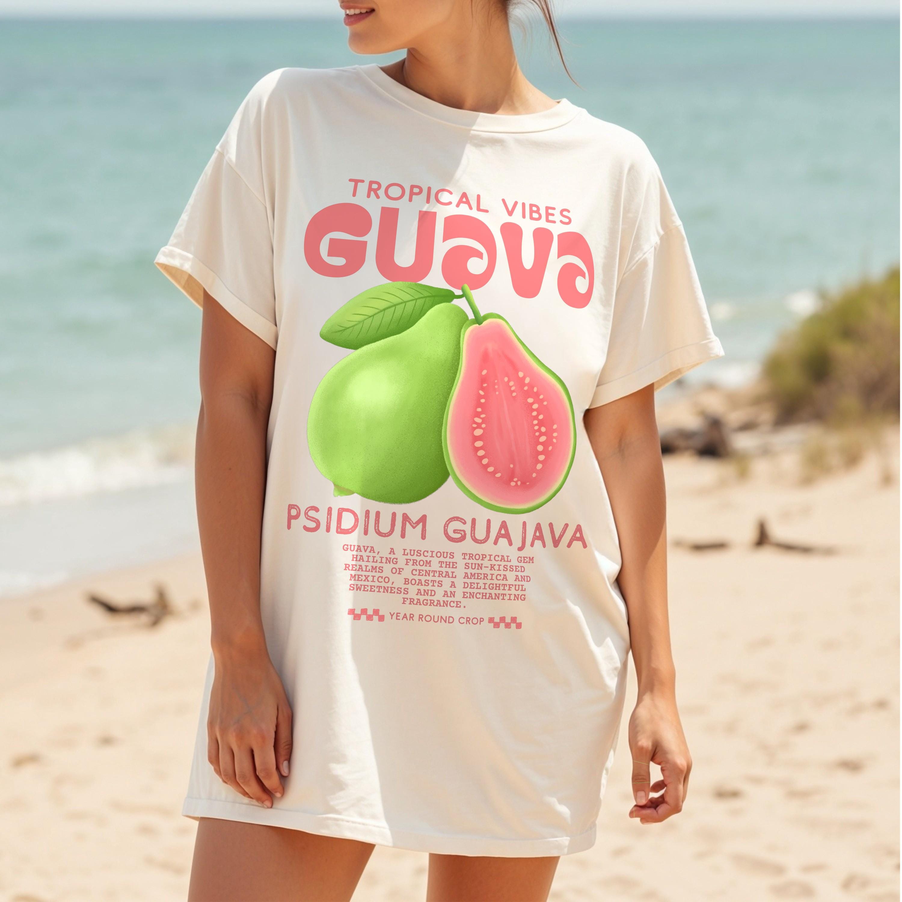 Guava Shirt: Retro Comfort Colors Tropical Graphic Tee - Etsy