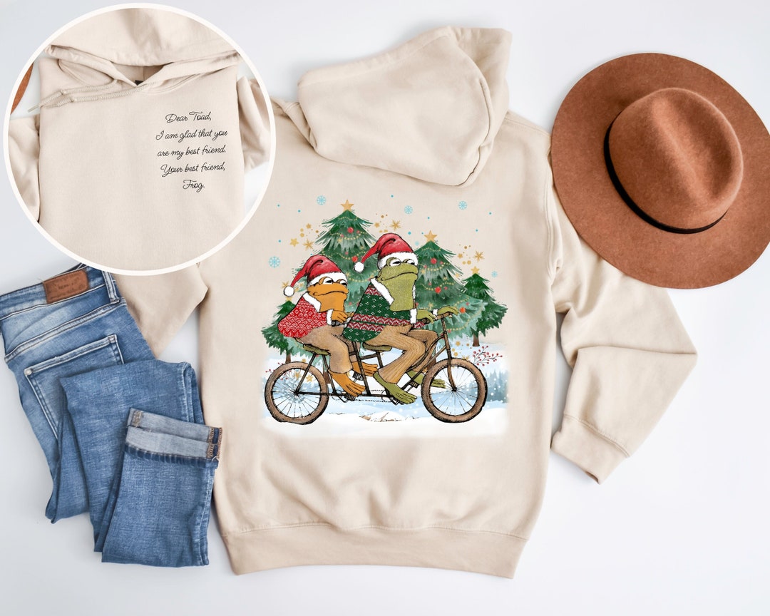 Best Friends Hoodie, Frog and Toad Sweatshirt, Bestie Christmas Gift ...