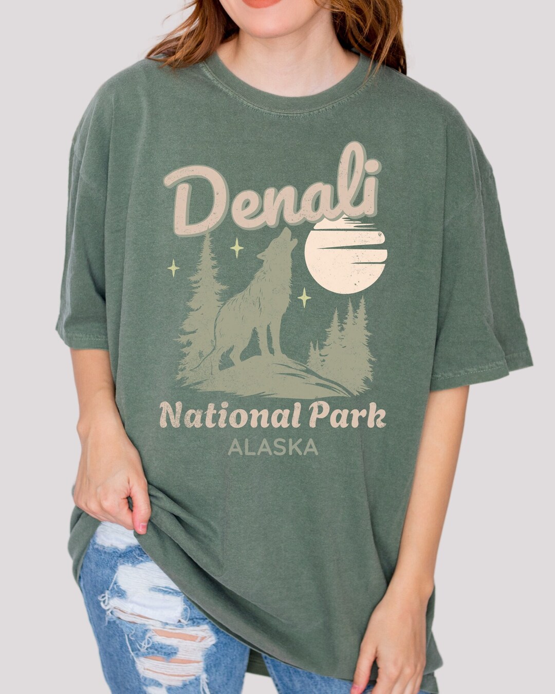 Denali National Park T-shirt, Adventure Shirts, Hiking Tees, Camping ...