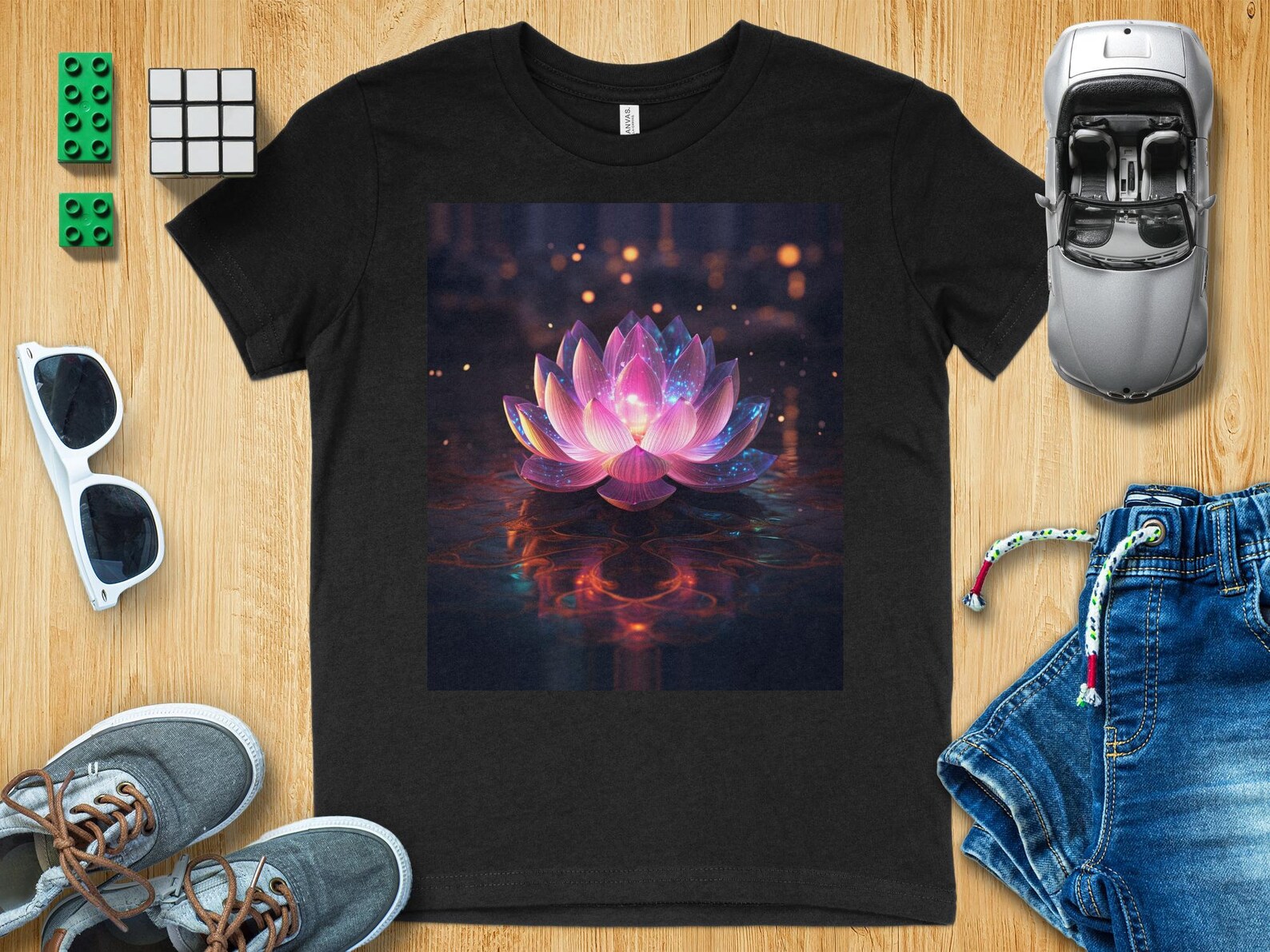 Neon Lotus Flower - Etsy