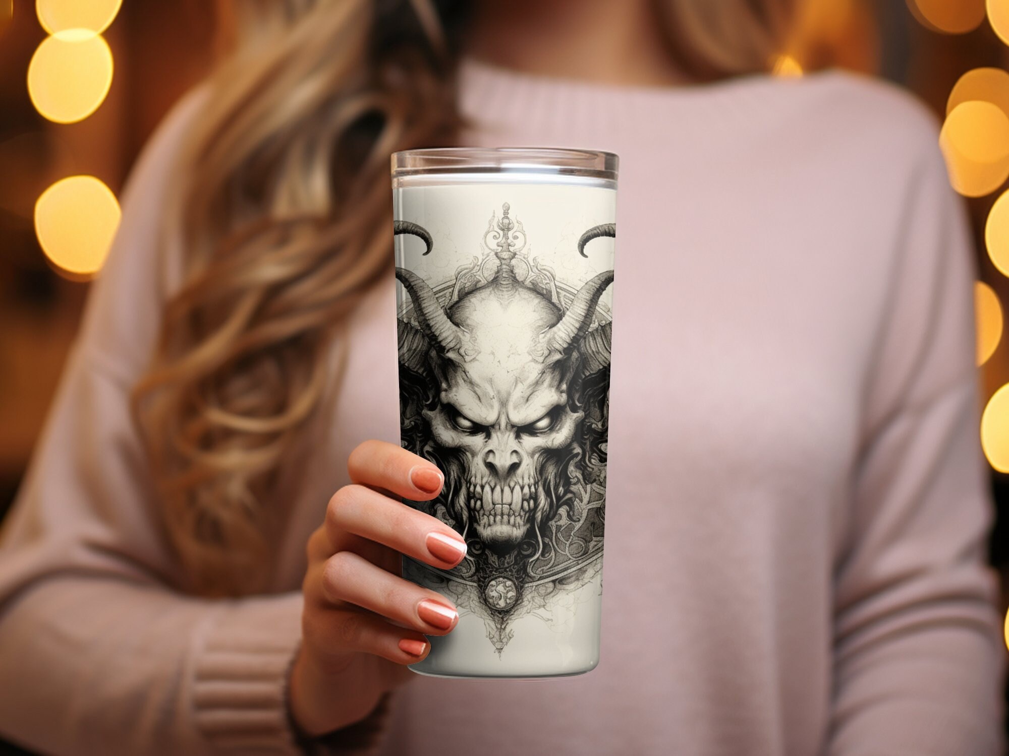 Vintage Devil Head Digital Art - Etsy