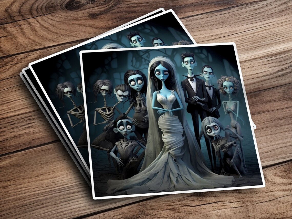 Tim Burton Corpse Bridge Digital Art - Etsy