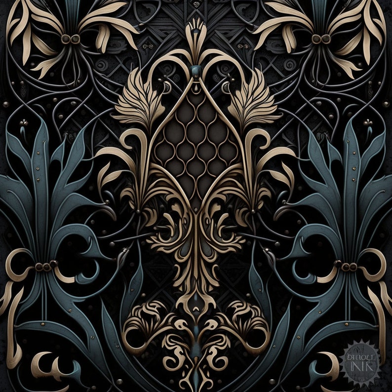 Gothic Digital Pattern - Etsy