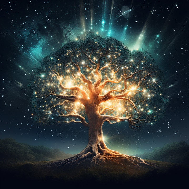 Tree of Life Digital Art - Etsy