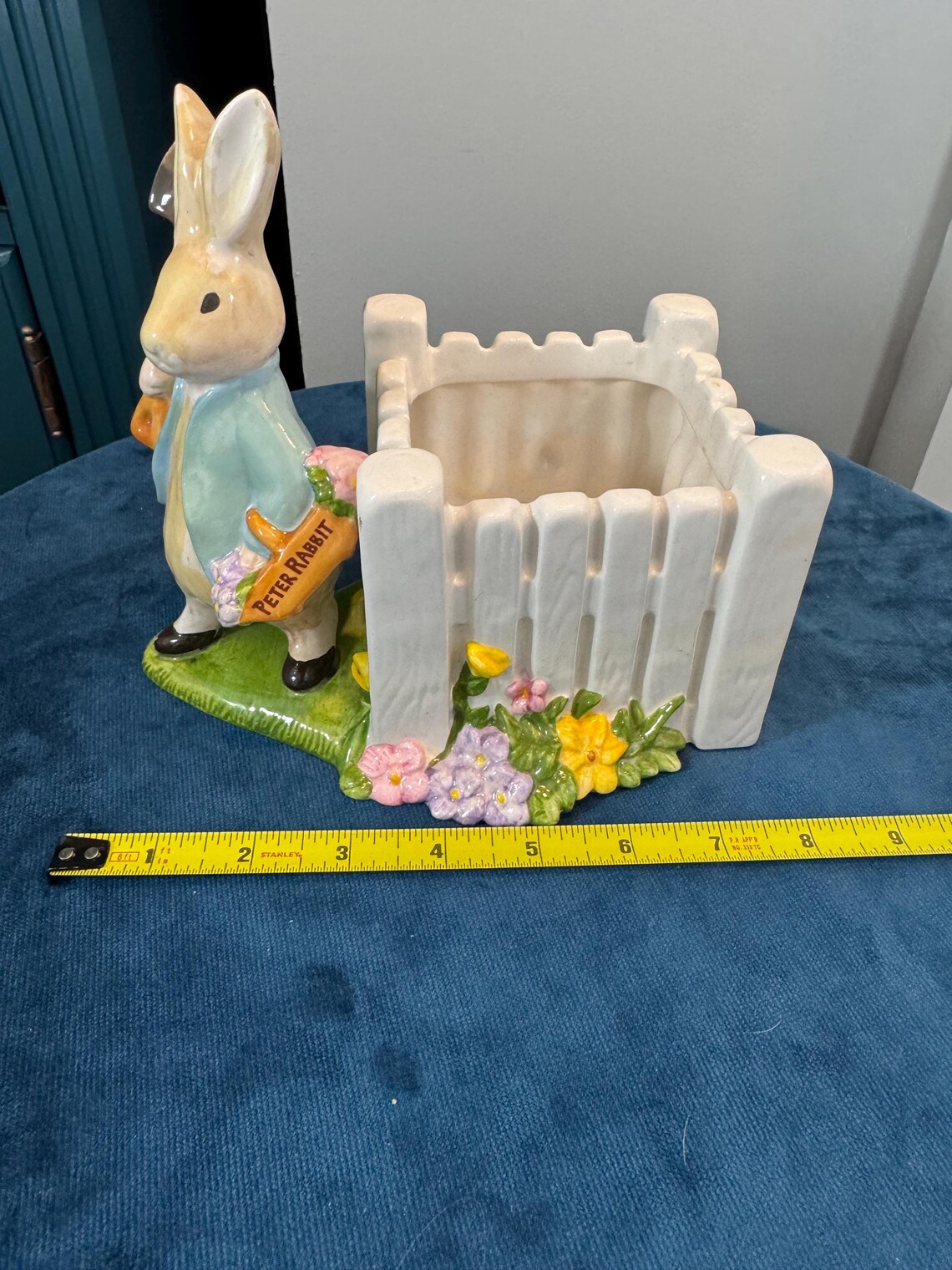 2001 Teleflora Beatrix Potter Peter Rabbit Ceramic Planter. Springtime ...