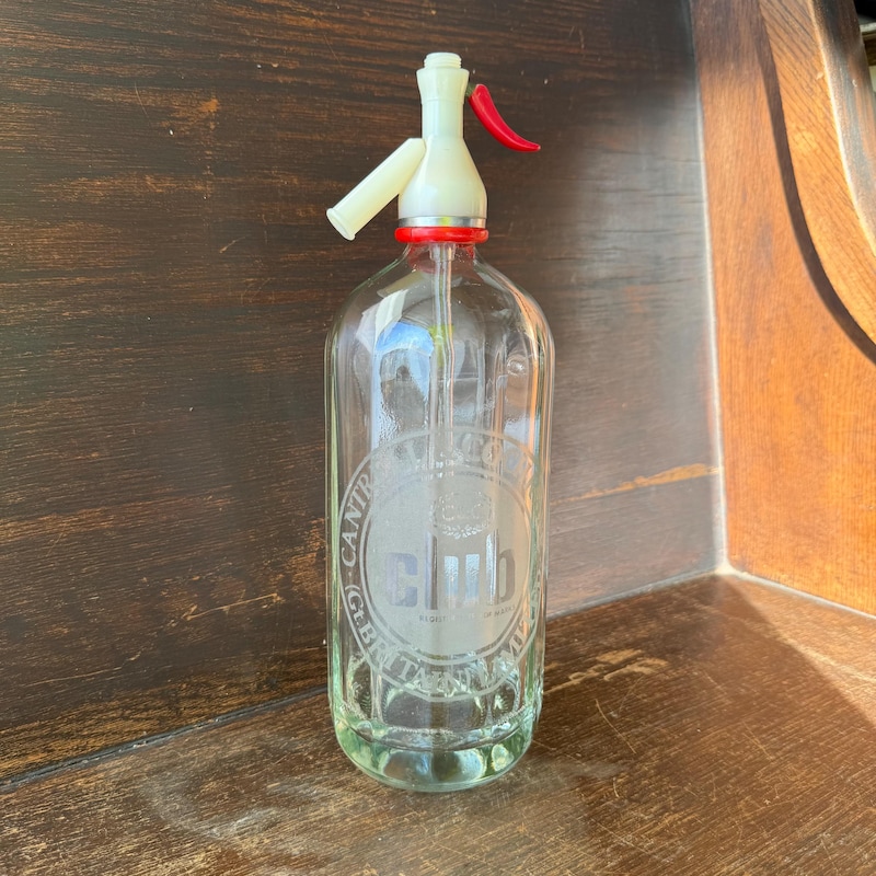Vintage Soda Siphon Bottle - Etsy