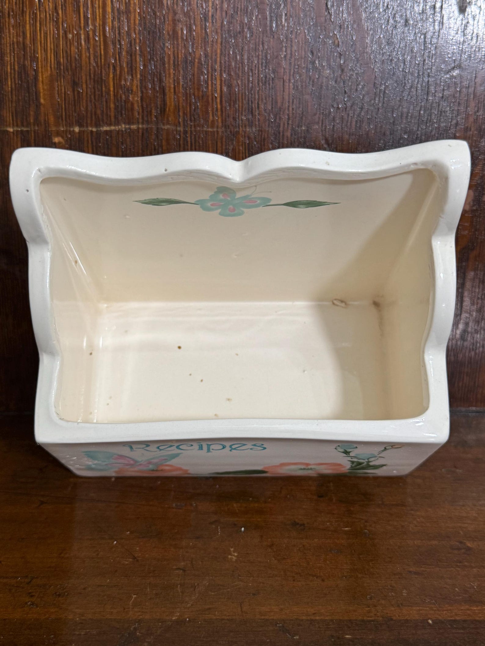 Sweet Cottage Core Porcelain Recipe Box - Etsy