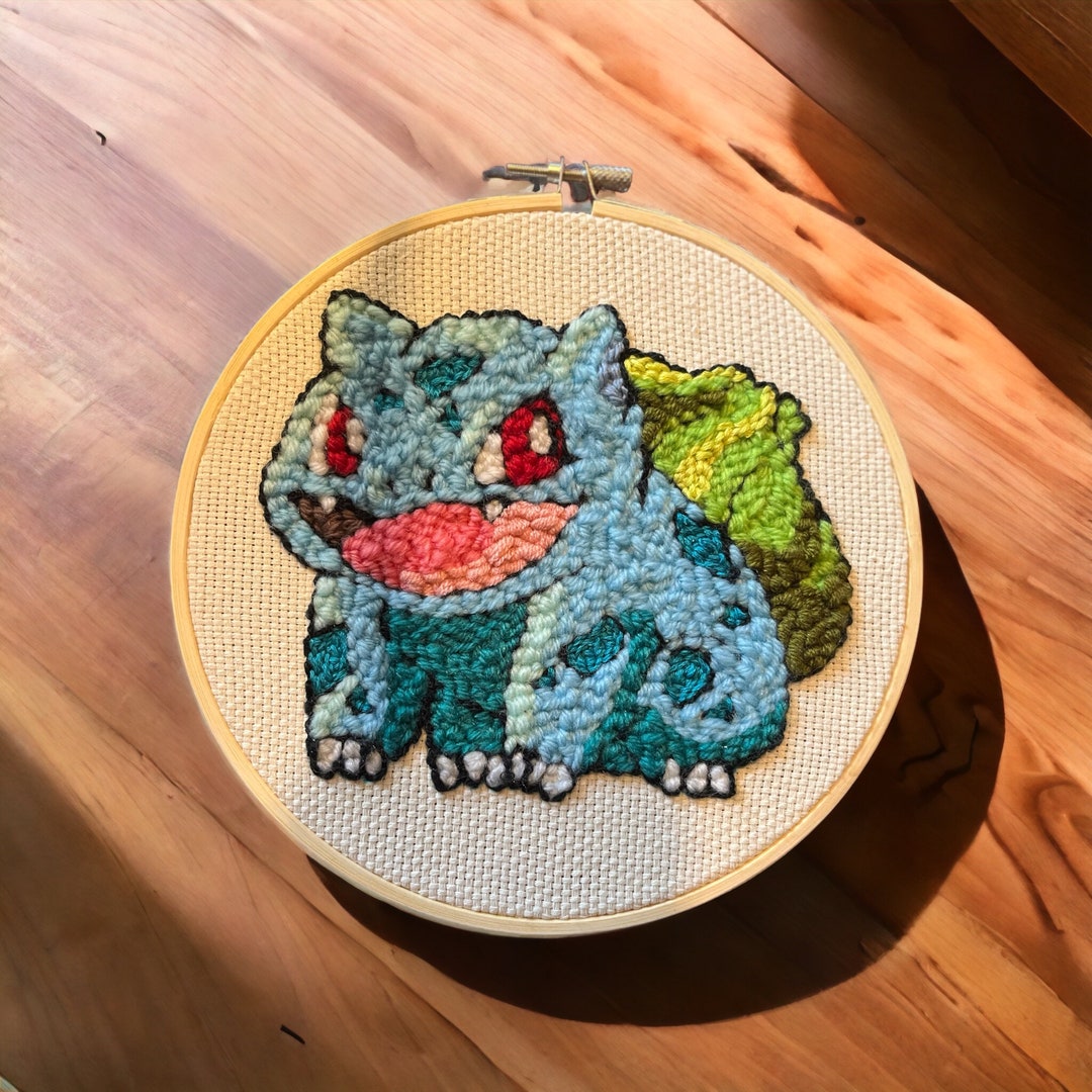 Bulbasaur Pokémon Punch Needle - Etsy