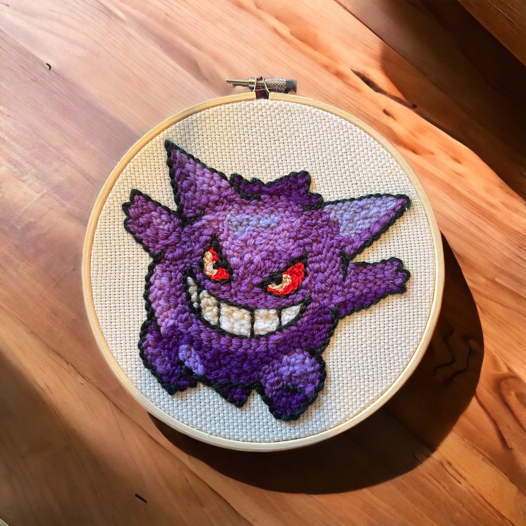 Gengar Pokémon Punch Needle - Etsy
