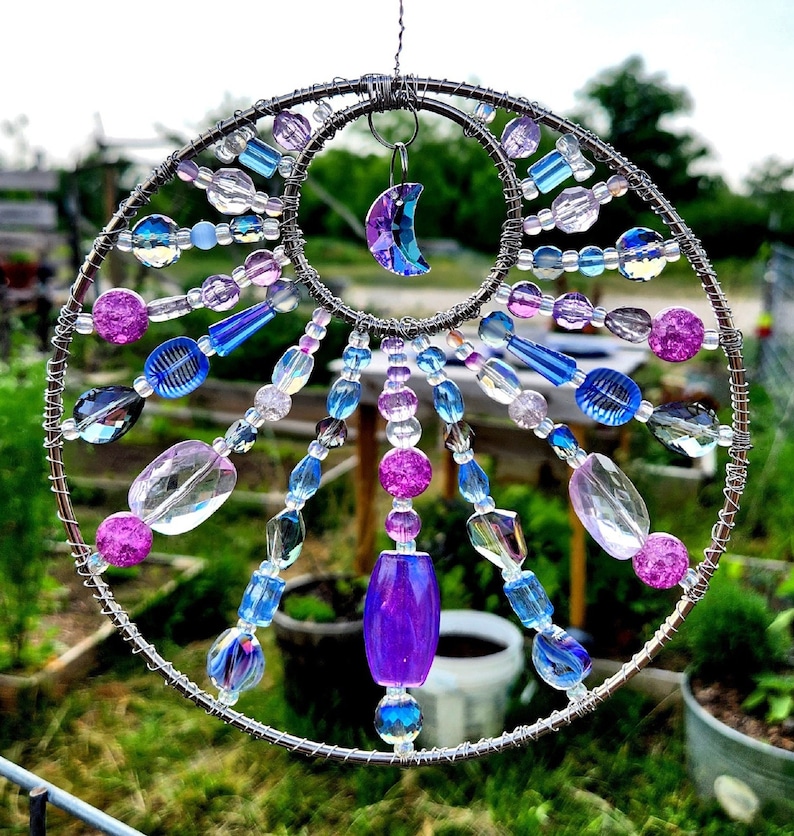Small Moon Suncatcher - Etsy