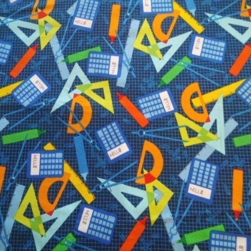 Math Fabric - Etsy