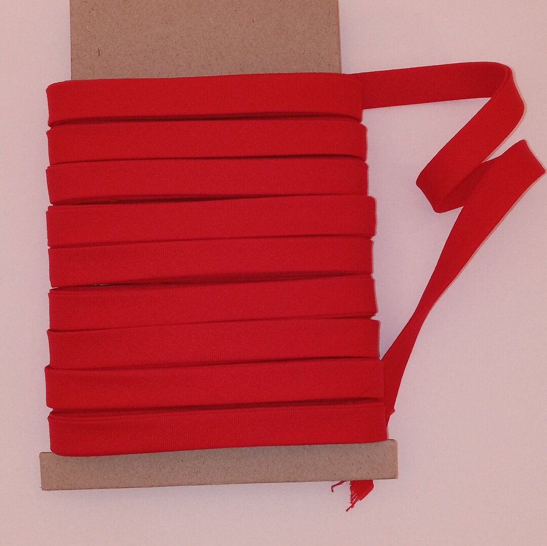 Poppy Red Bias Tape: 1/2" Extra Wide Double Fold, 3 Yards - Etsy