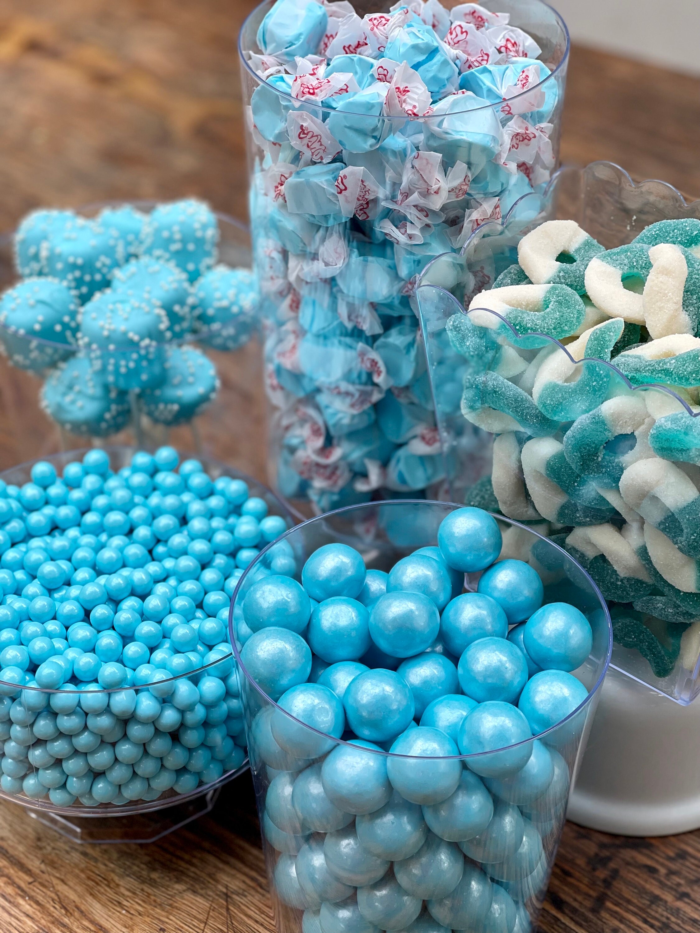 Blue Candy Buffet feeds 25 - Etsy
