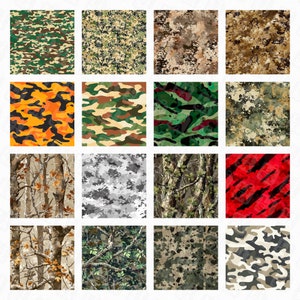 122 Camouflage Digital Paper, Military Pack Seamless Camouflage ...