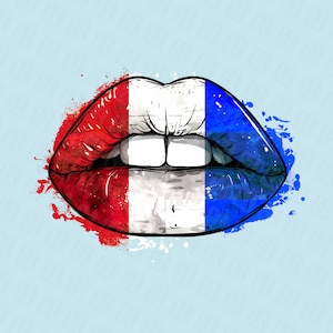 Croatia Flag Lip Png - Lip Clipart, Flag Sublimation, Red White Blue ...