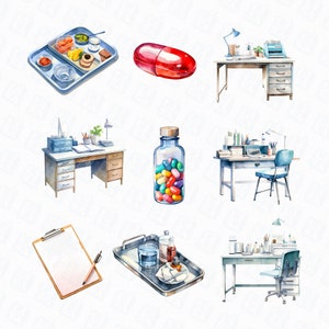 Watercolor Medicine Png Designs - Nurse Life Png, Emergency Medicine ...