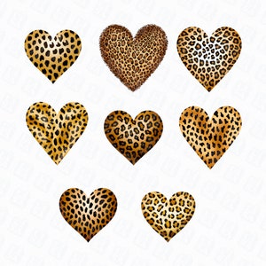 Leopard Heart Png - Heart Clipart, Valentines Day Png, Leopard Print ...