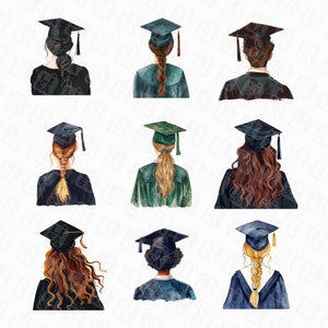 Watercolor Graduation Png, Graduation Cap, Graduation Clipart ...