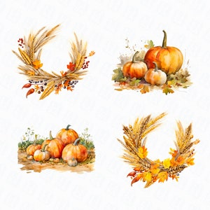 Watercolor Autumn Fall Png - Autumn Png- Country Png - Farm Clip Art ...