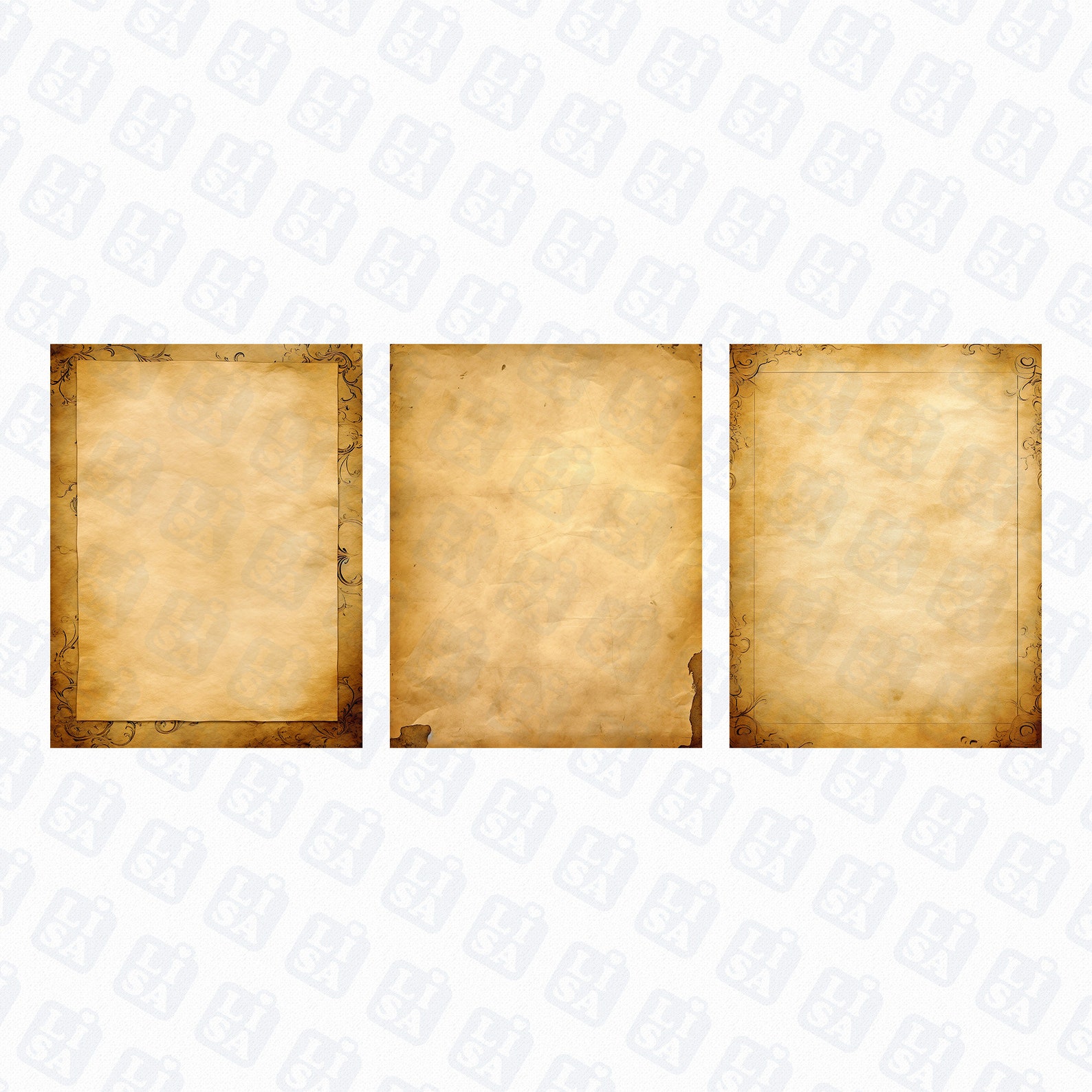 Parchment Paper Digital Paper Antique Paper Vintage - Etsy Canada